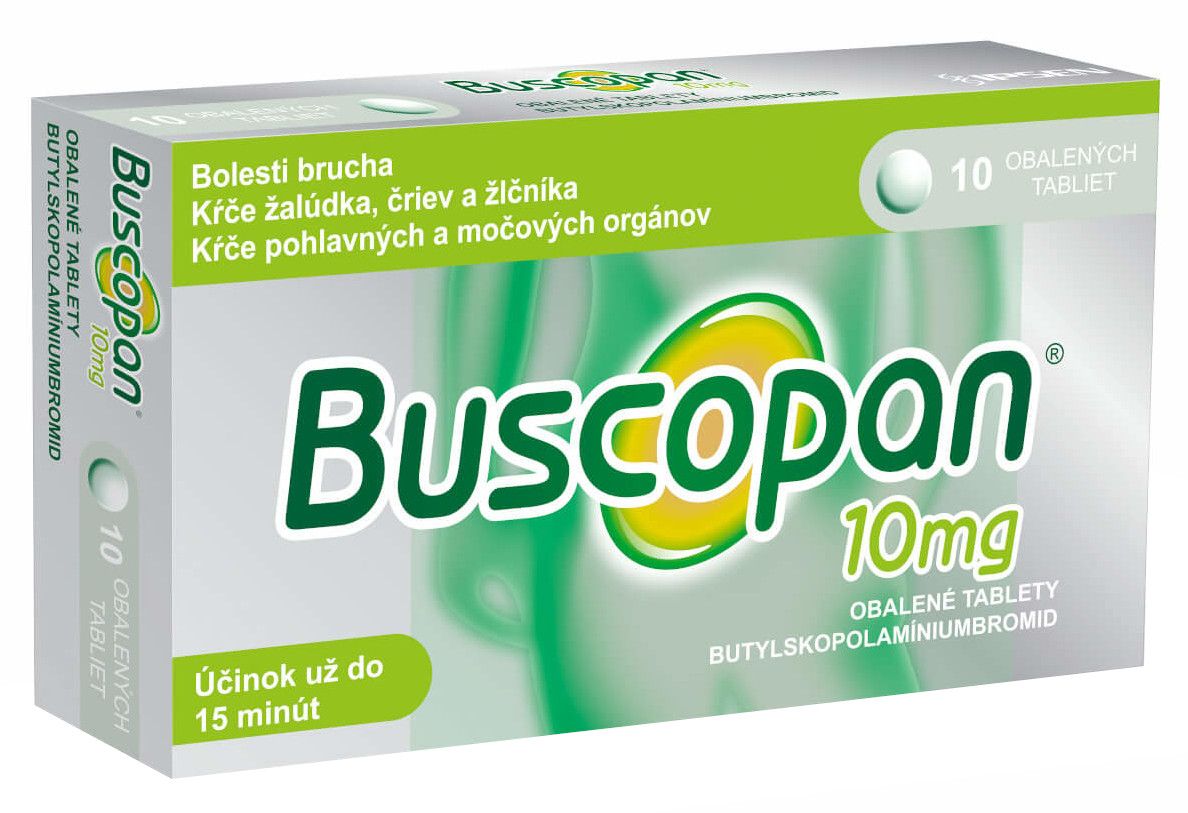 Buscopan 10mg 10 tabliet od 5,19 € - Afrodiziakum.sk